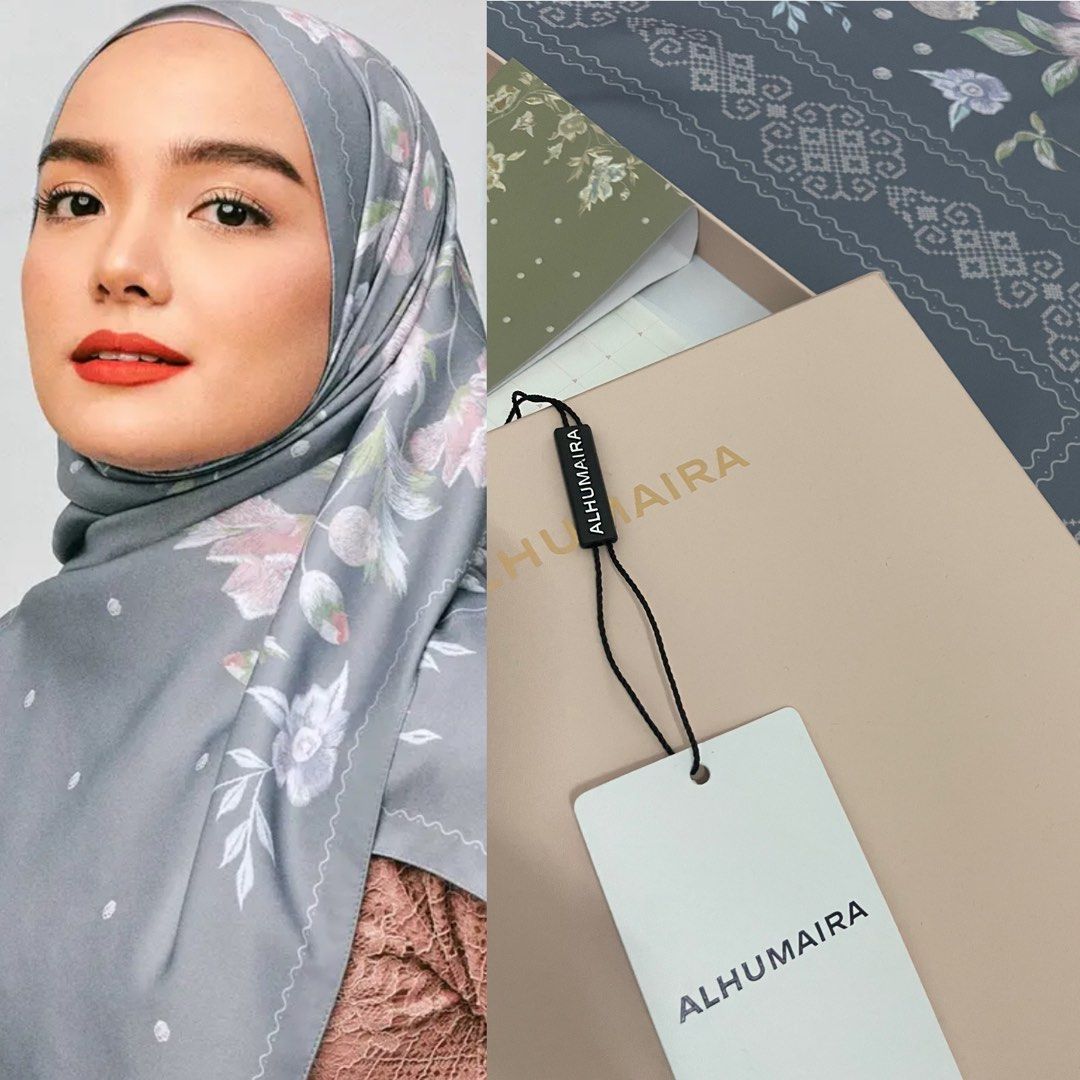 Al Humaira Bawal Gemala Hati, Women's Fashion, Muslimah Fashion, Hijabs ...