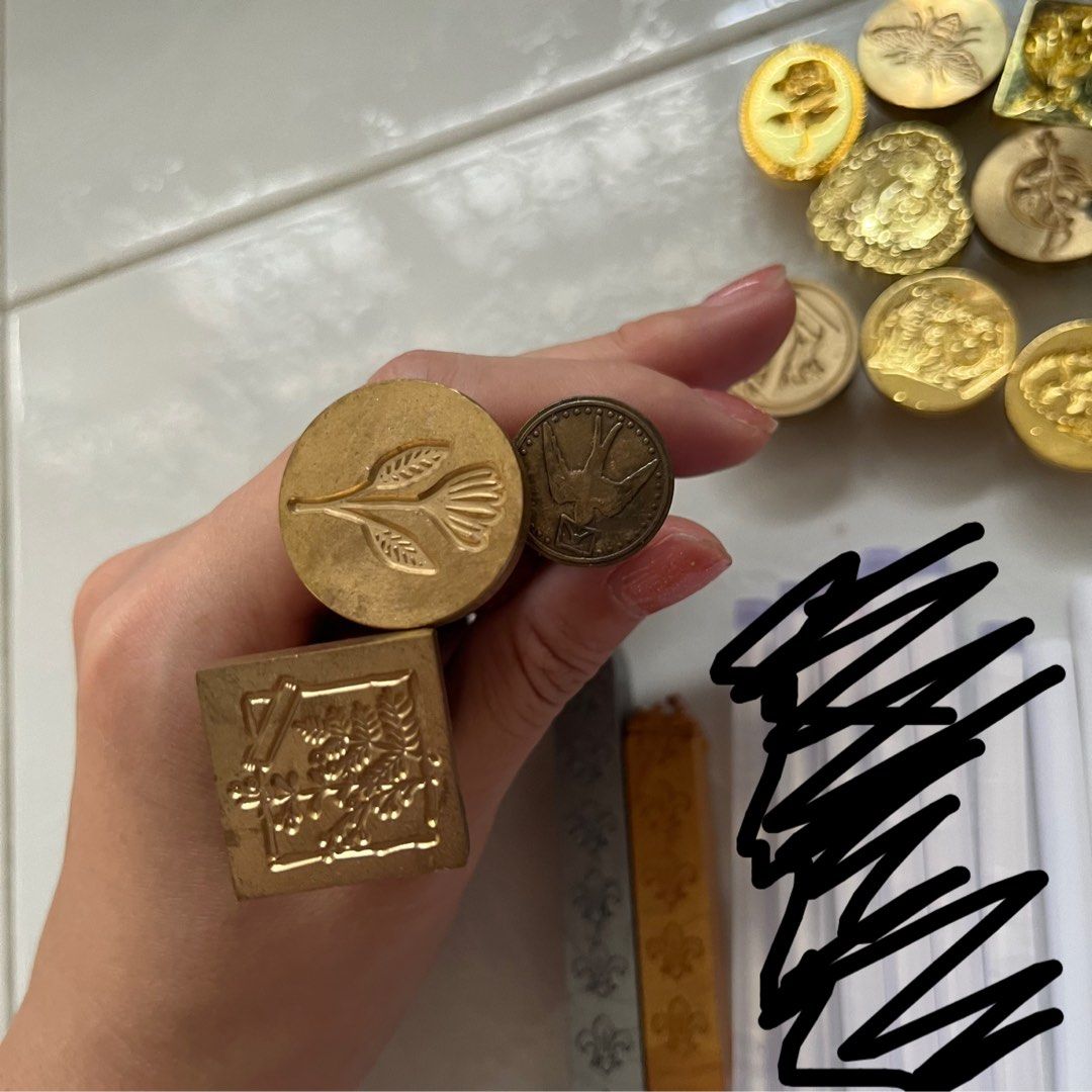 All for $40 Wax stamp set diy kit, Hobbies & Toys, Stationery & Craft ...