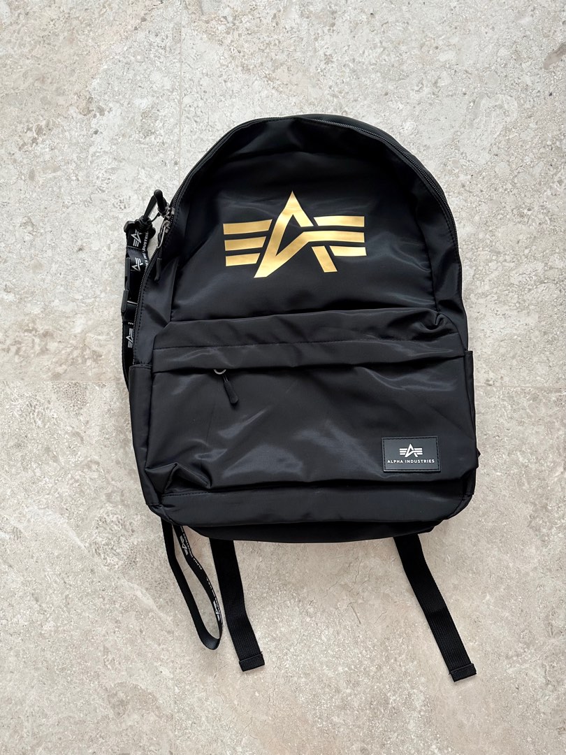 Alpha Industries Backpack, Women's Fashion, Bags & Wallets, Backpacks ...