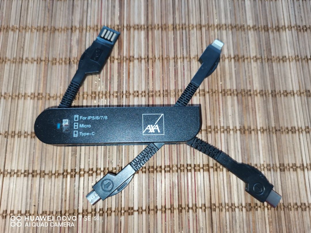 Android and iPhone charging cable, Type C, Micro, iP5/6/7/8, Computers & Tech, Parts ...