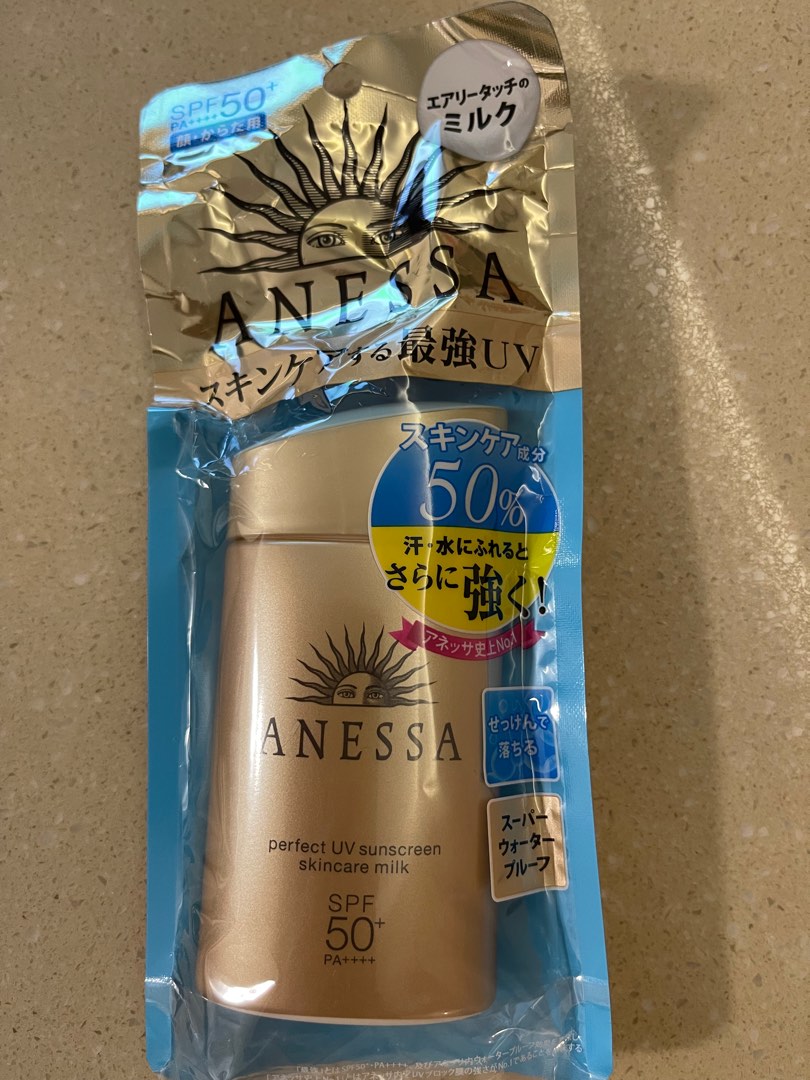 Anessa sunblock milk (60ml), Beauty & Personal Care, Face, Face Care on ...