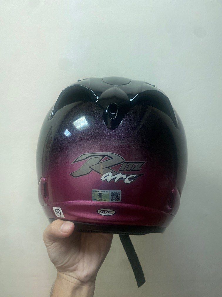 ARC TWO TONE Helmet (Neon Pink), Motorcycles, Motorcycle Apparel on ...