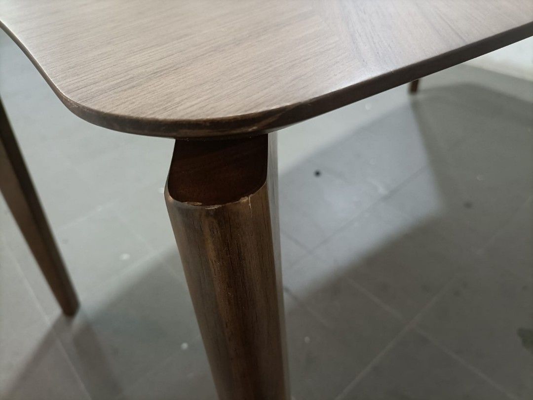 ATOGA Dining Table on WALNUT, Furniture & Home Living, Furniture ...