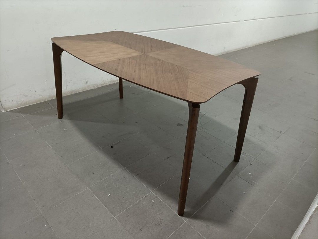 ATOGA Dining Table on WALNUT, Furniture & Home Living, Furniture ...