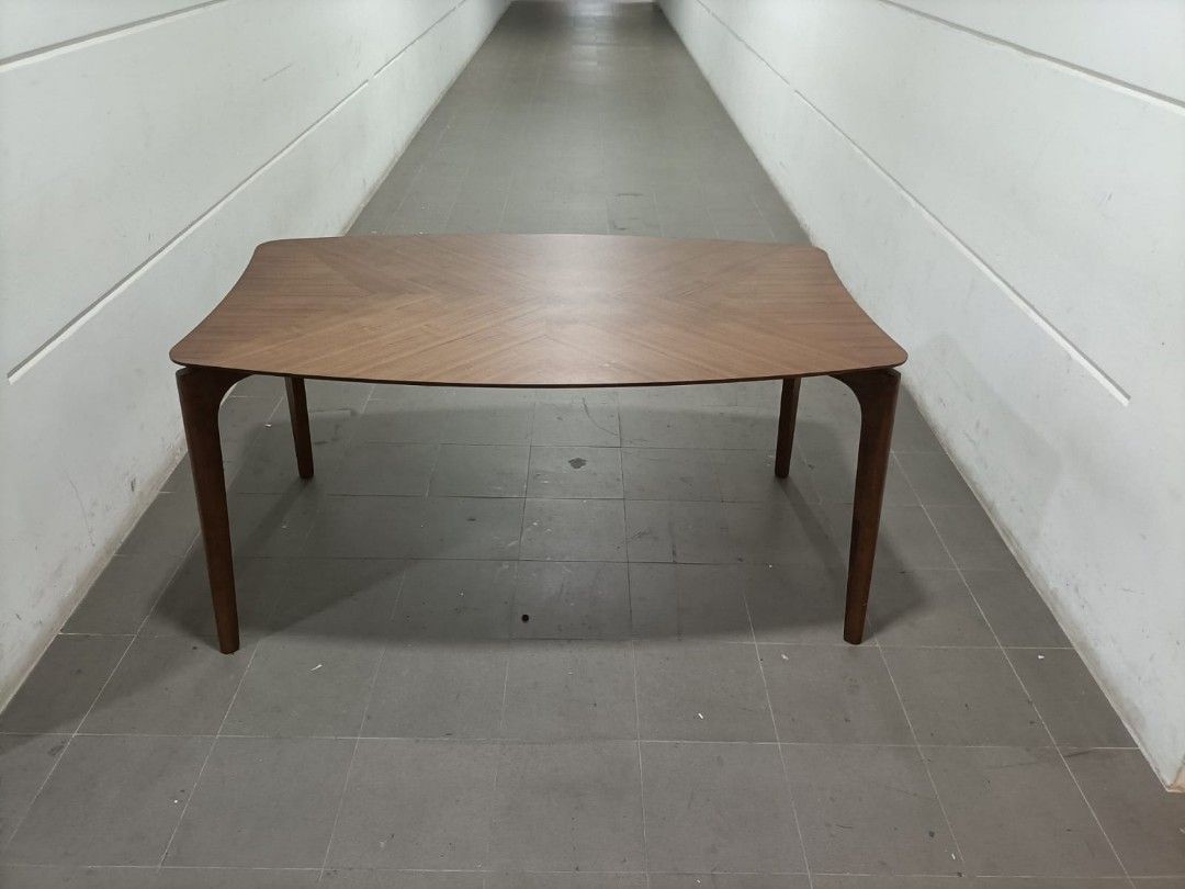 ATOGA Dining Table on WALNUT, Furniture & Home Living, Furniture ...