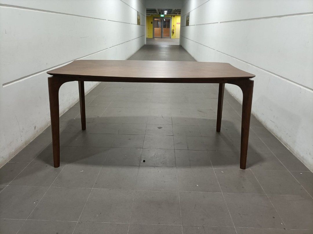 ATOGA Dining Table on WALNUT, Furniture & Home Living, Furniture ...