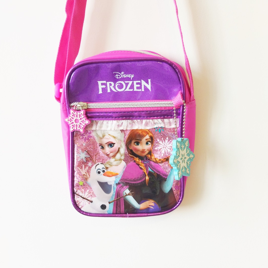 Authentic DISNEY Frozen Elsa & Anna Sling Bag, Babies & Kids, Babies ...