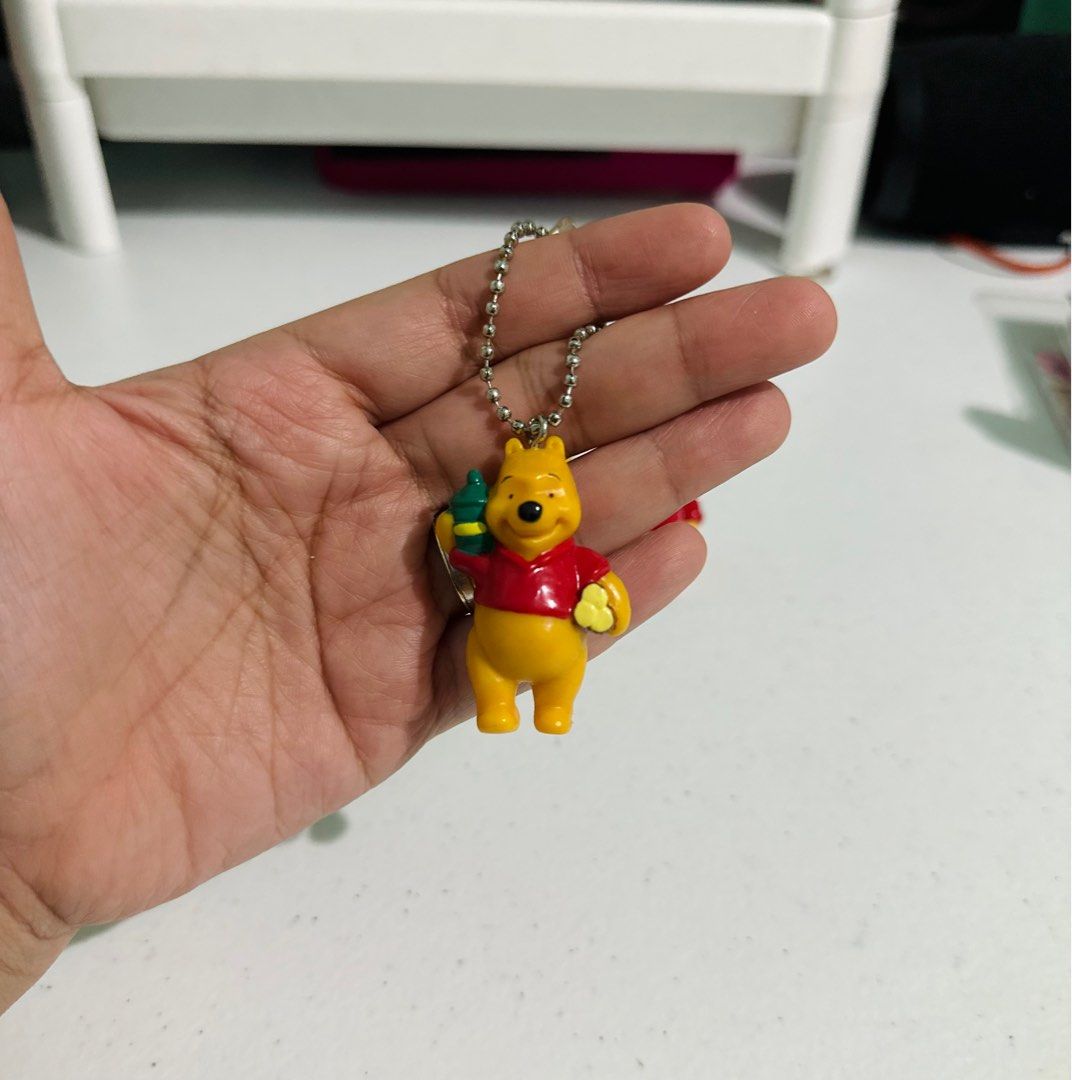 Authentic Disney Winnie the Pooh & Tigger Set Charm/Keychain, Hobbies ...