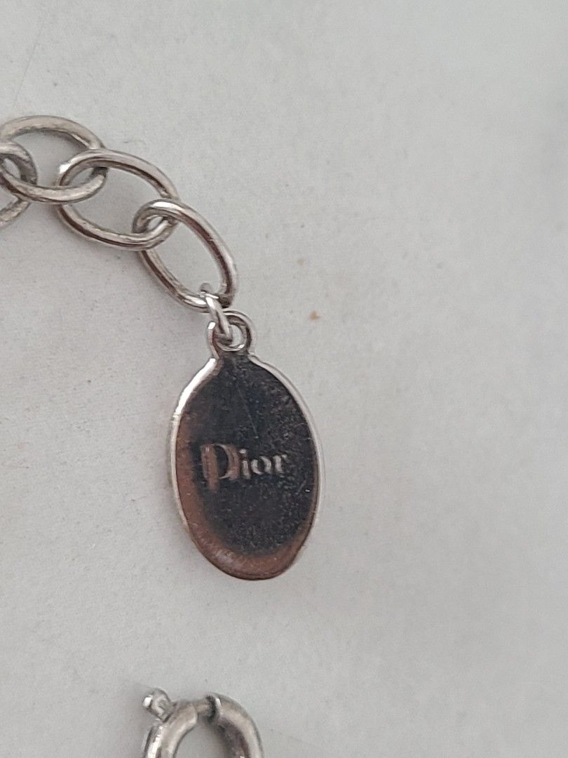 Authentic Vintage Christian Dior Rhinestone Logo Bracelet Bangle, Women ...