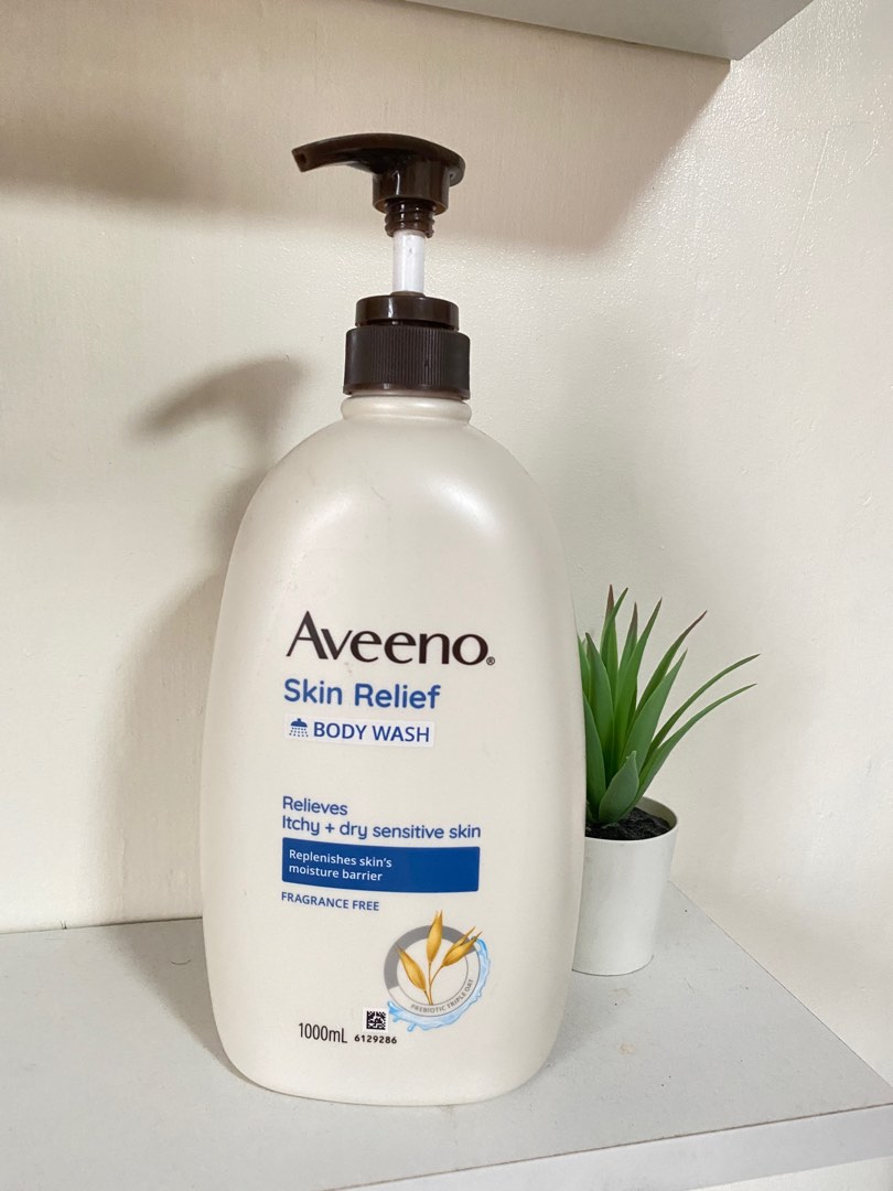 Aveeno Skin Relief Body Wash 1,000 mL, Beauty & Personal Care, Bath ...