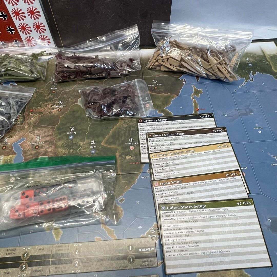 Axis and Allies WW2 Strategy Board Game (1st Edition), Hobbies & Toys ...