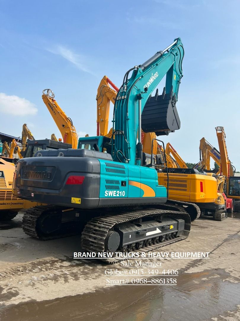 Backhoe Excavator Sunward 1cbm Isuzu engine Brand New SWE210, Special ...
