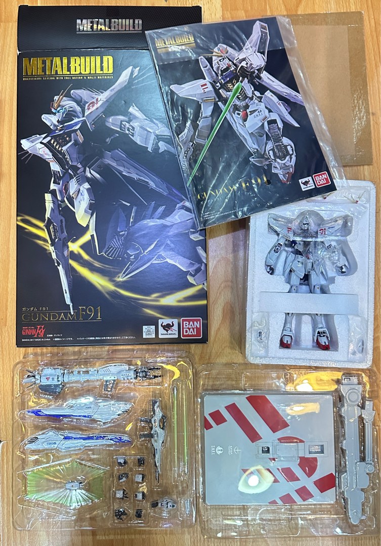 Bandai Metal Build MB 超合金 機動戰士 Gundam F91 高達 Figure 1盒, 興趣及遊戲, 玩具 & 遊戲類 - Carousell