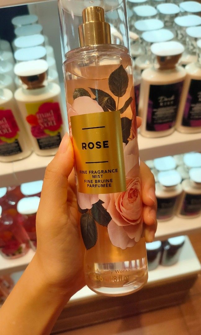 Bath & Body Works Rose Fine Fragrance Mist, Beauty & Personal Care ...