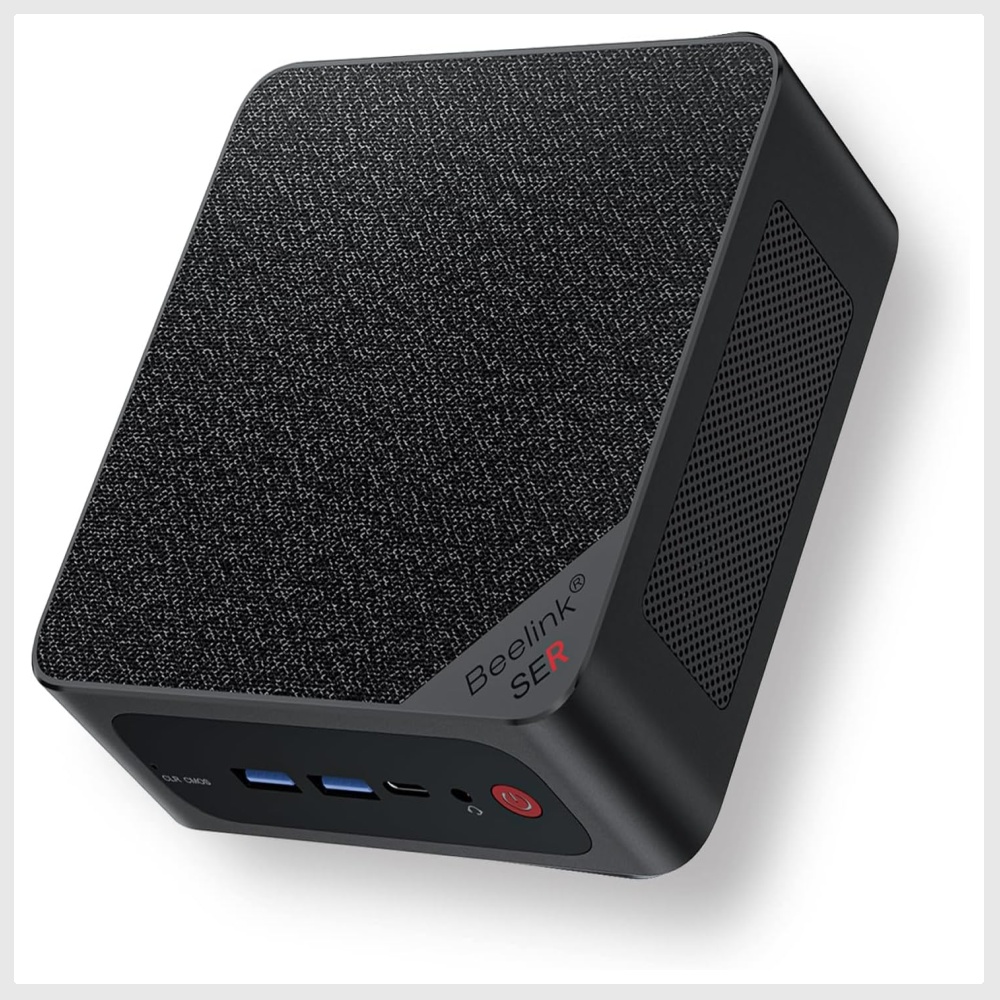 Beelink SER5 Max Mini PC, AMD Ryzen 7 5800H (8C/16T,up to 4.4GHz), 54W ...