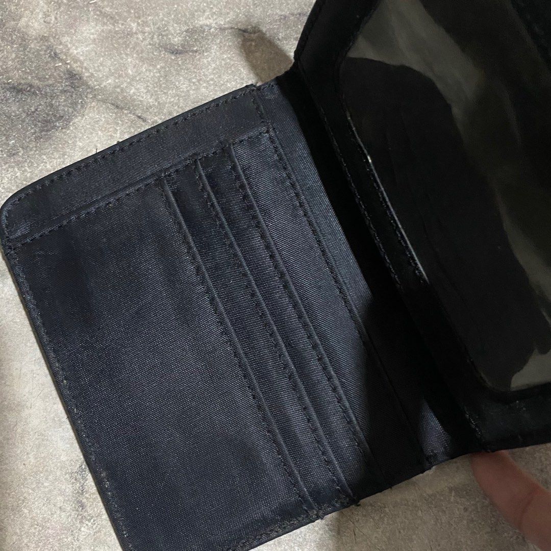 Black Thin Sim Wallet, Women's Fashion, Bags & Wallets, Wallets & Card ...