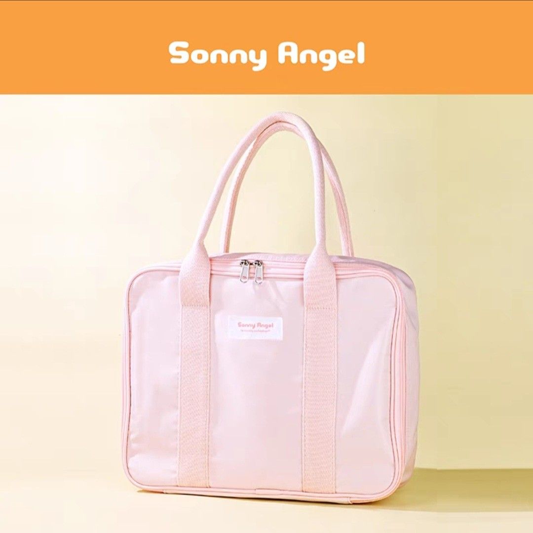 [BNIP] Sonny Angel Travel Bag with Trolley Luggage Sleeve, Women's ...