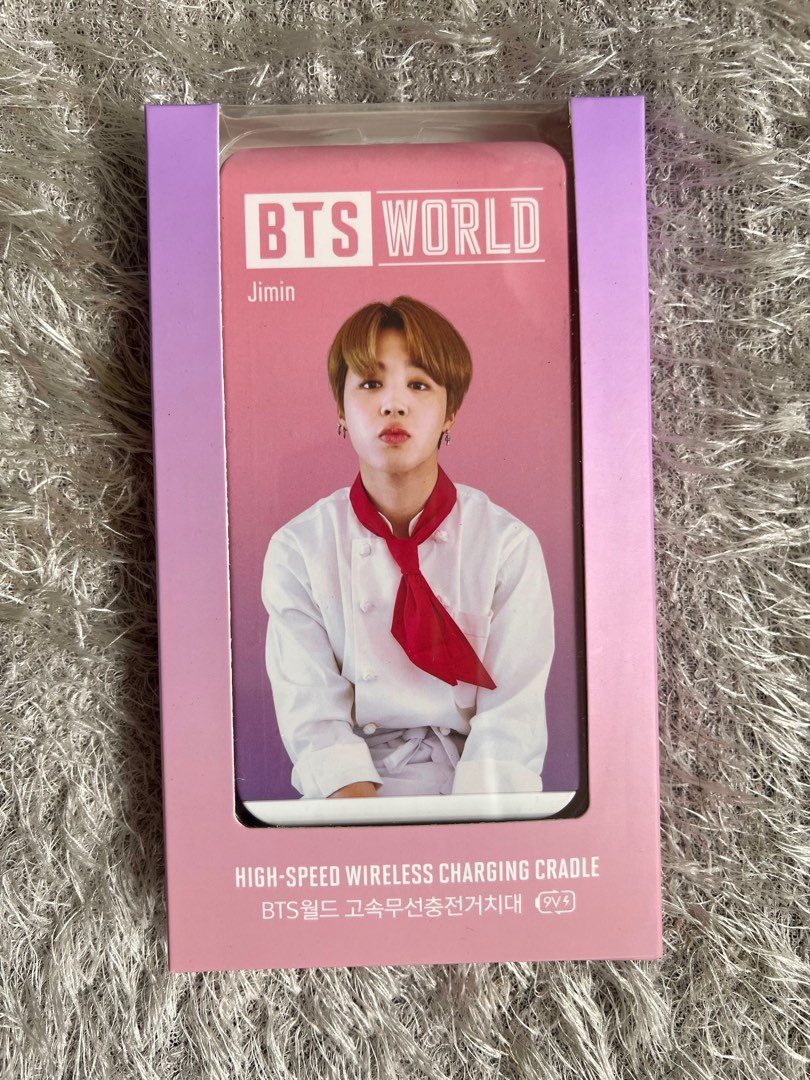 BTS Jimin world wireless charger on Carousell