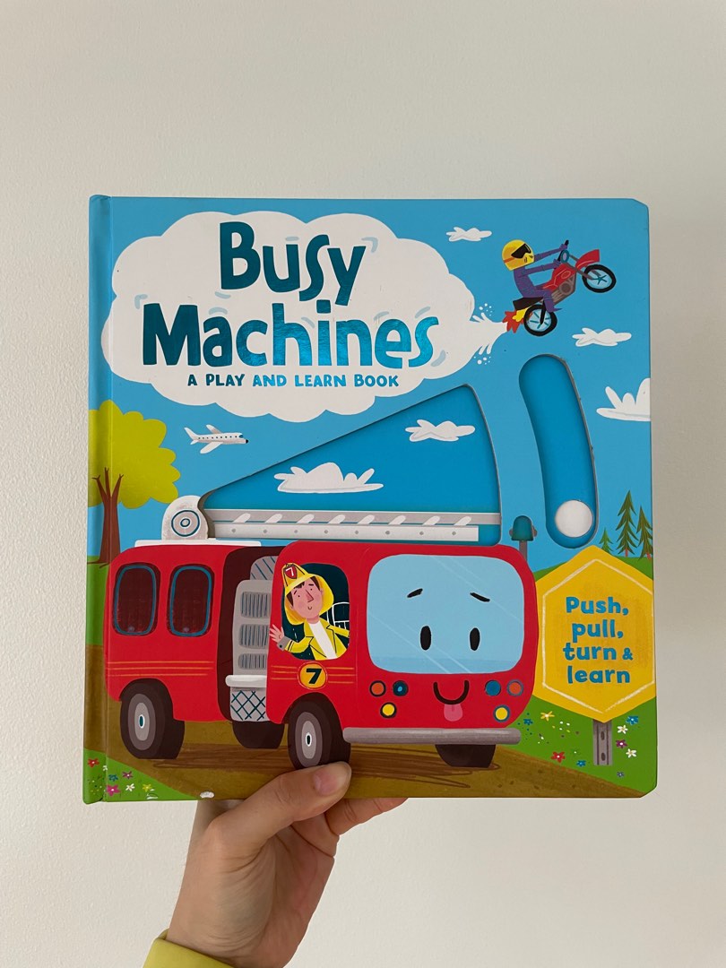 Busy Machines Book, Hobbies & Toys, Books & Magazines, Children's Books ...