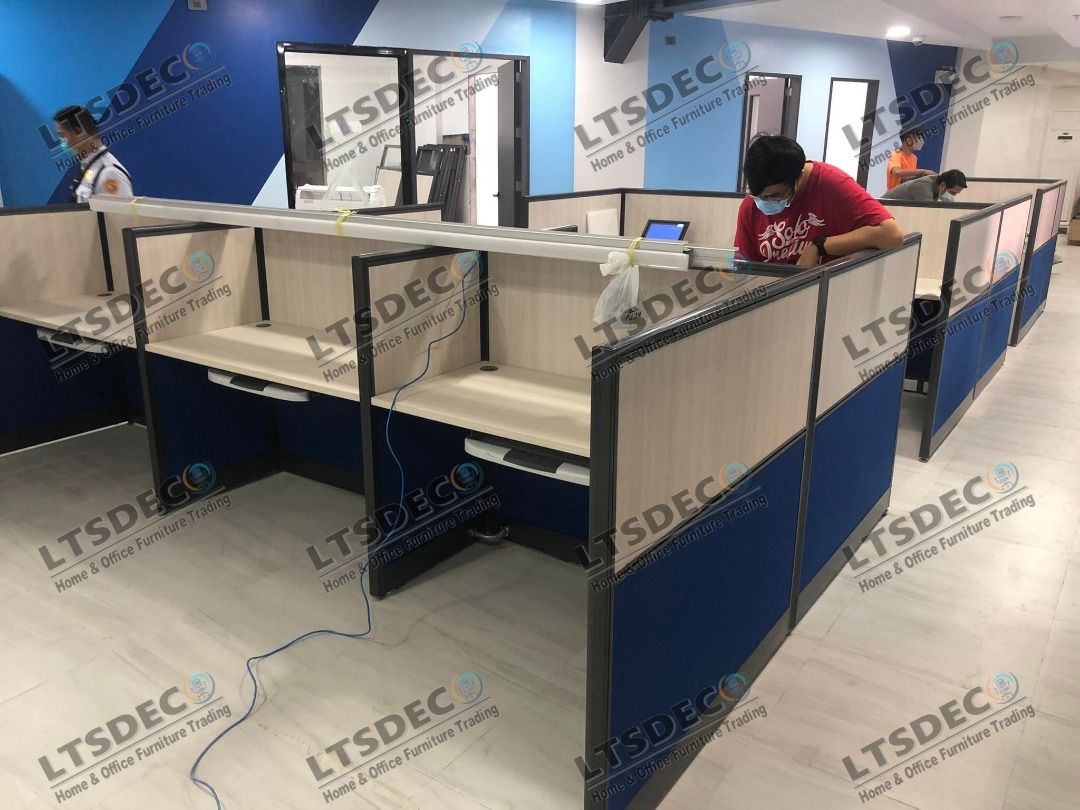 CALL CENTER TABLE FURNITURE OFFICE PARTITION NEW MODULAR CUBICLES on ...