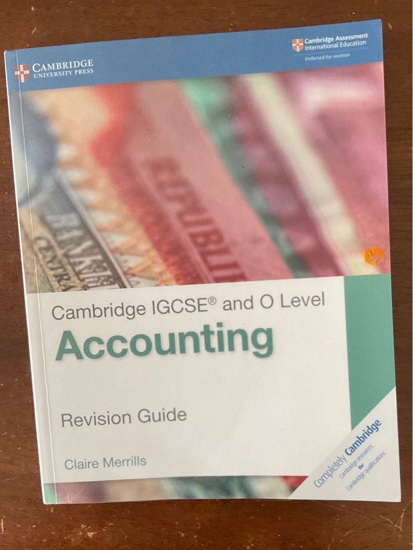 Cambridge Igcse And O Level Accounting Revision Guide Hobbies And Toys