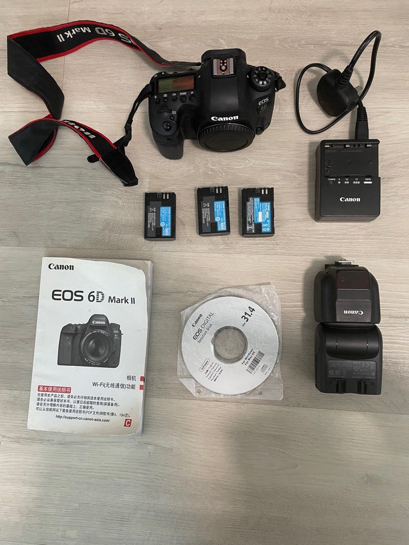 Canon EOS 6D Mark II body only with low shutter count , Photography ...