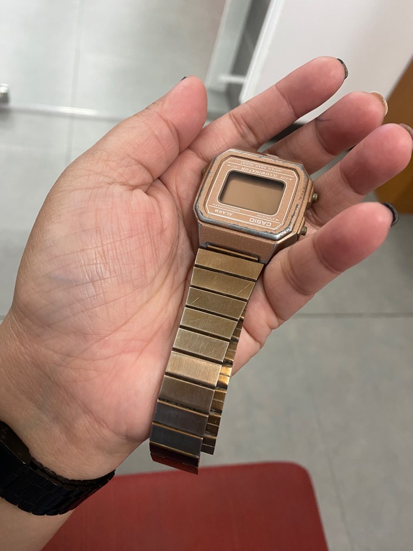 CASIO ROSEGOLD WATCH NO BATTERY on Carousell