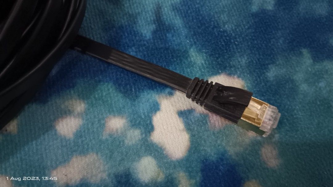 Cat 7 flat cable 15M, Computers & Tech, Parts & Accessories, Networking on Carousell