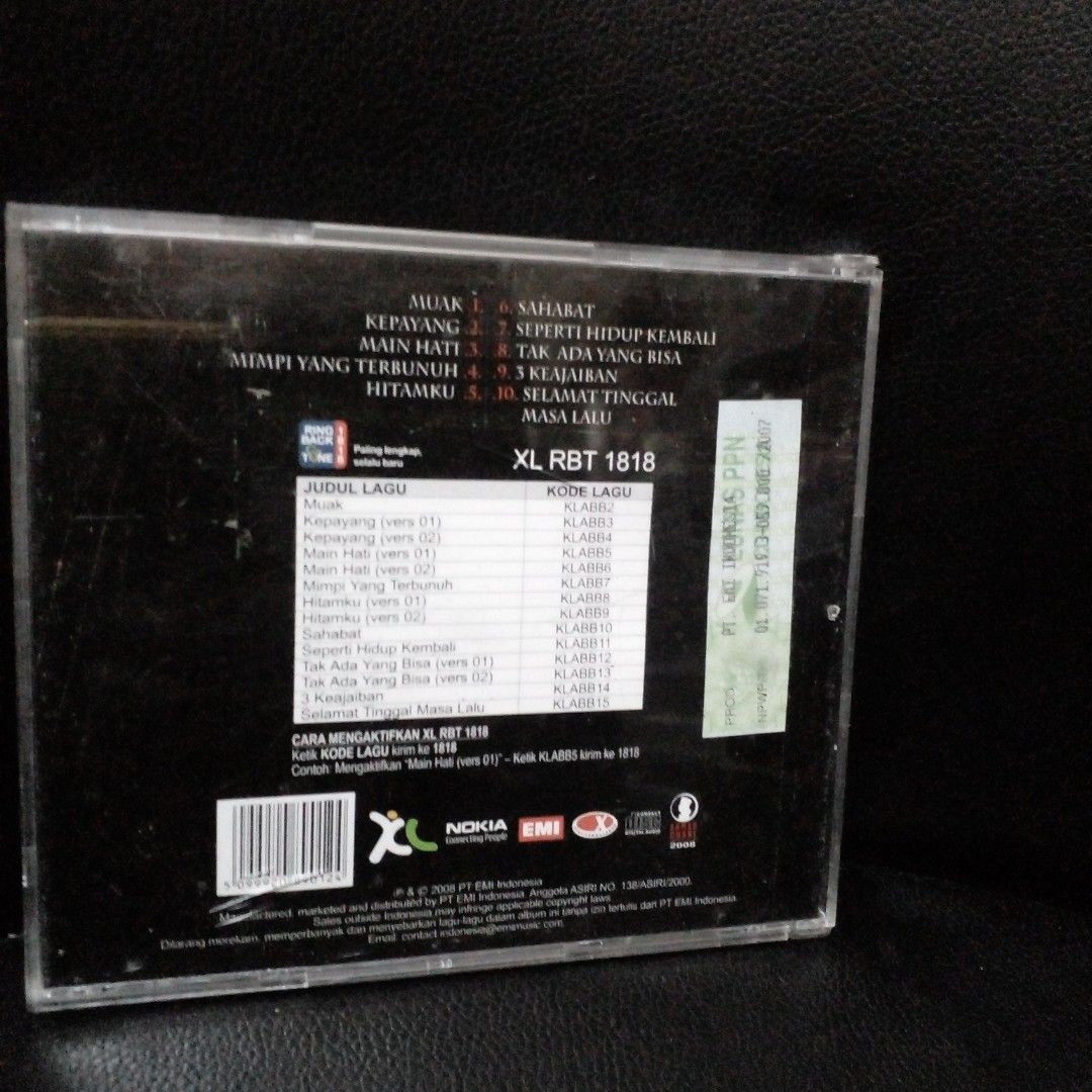 Cd cover andra and the backbone, Musik & Media, CD, DVD & Lainnya di Carousell