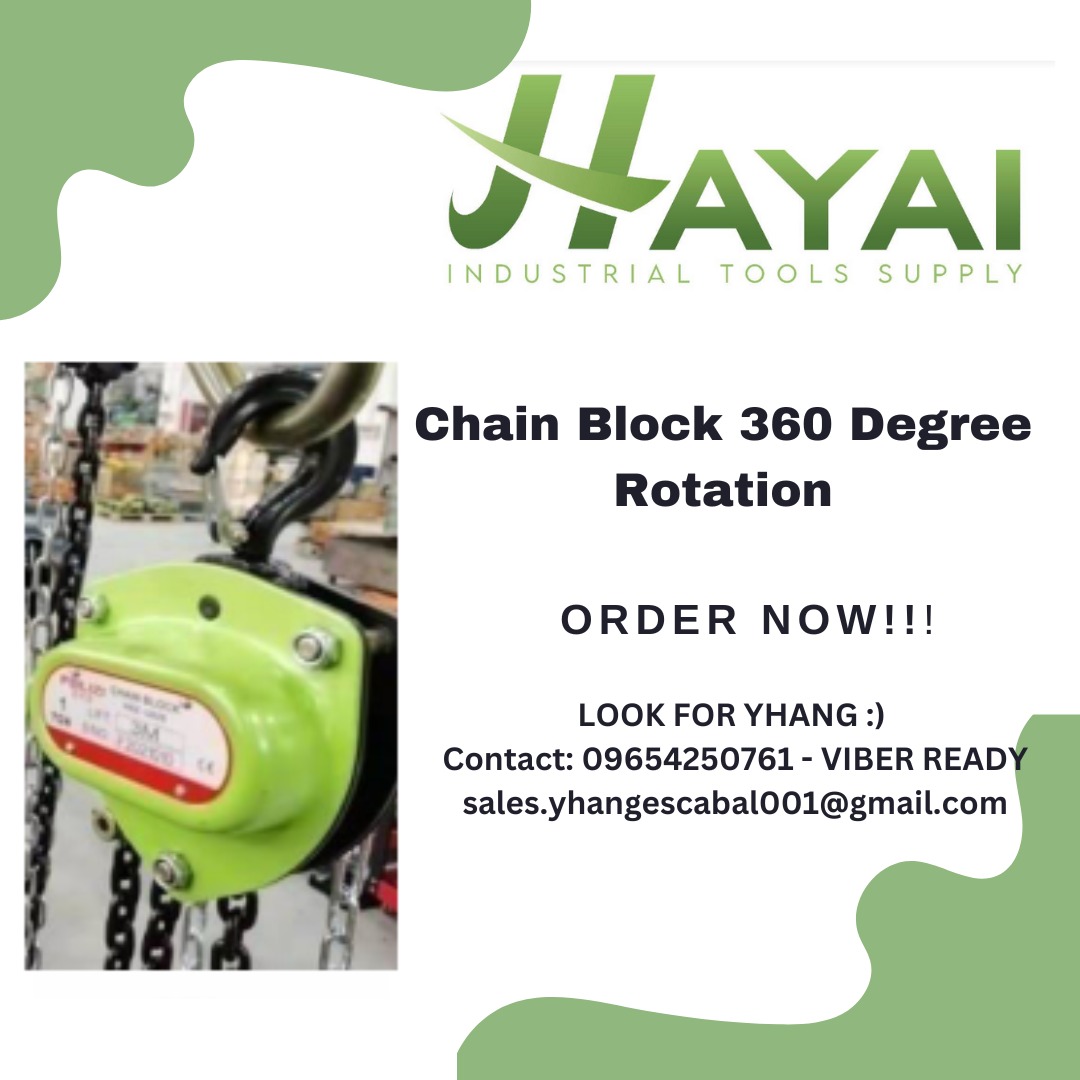Chain Block 360 Degree Rotation, Commercial & Industrial, Construction ...