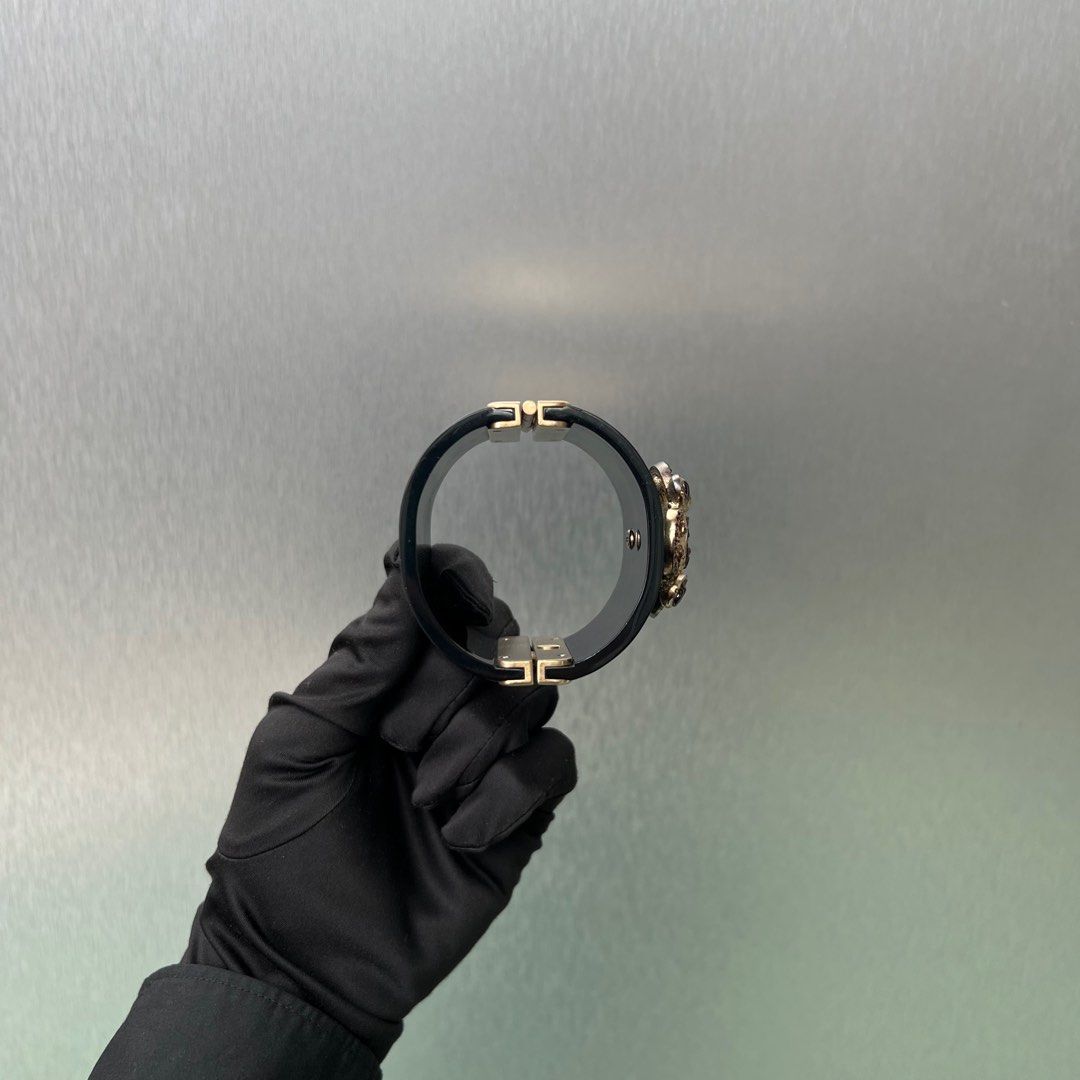 Chanel Bangle Black, Women's Fashion, Watches & Accessories, Other ...