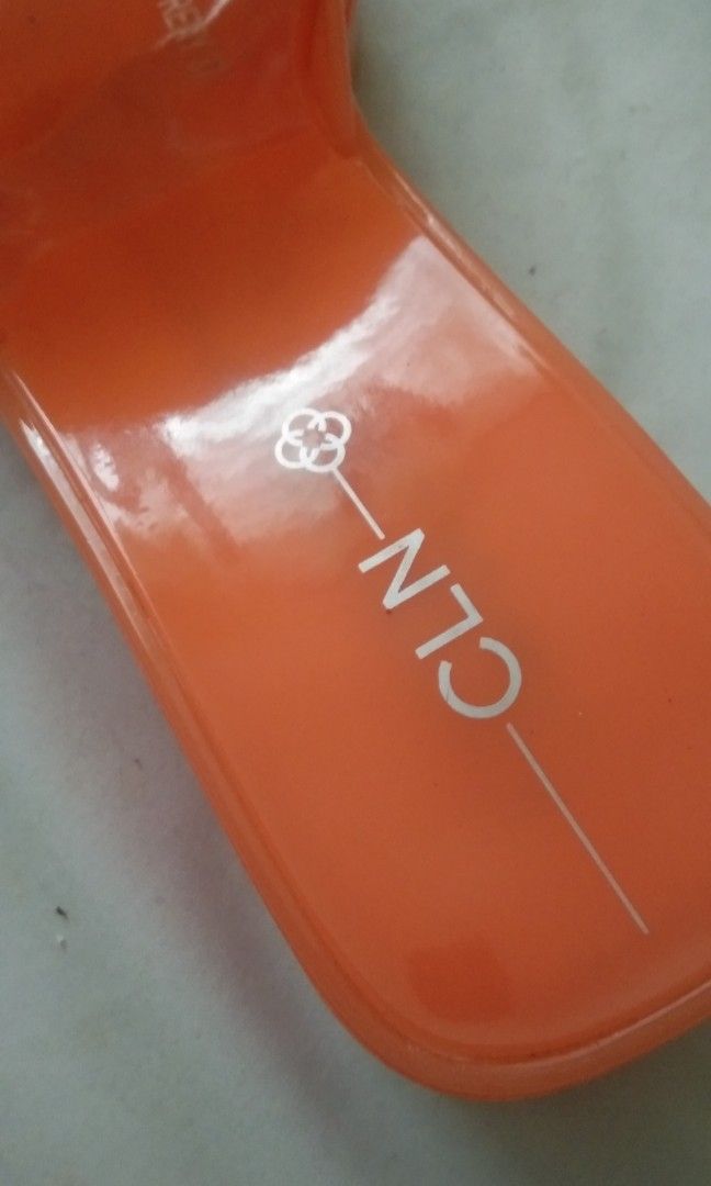 CLN Orange Reny Jelly Platform Heels on Carousell