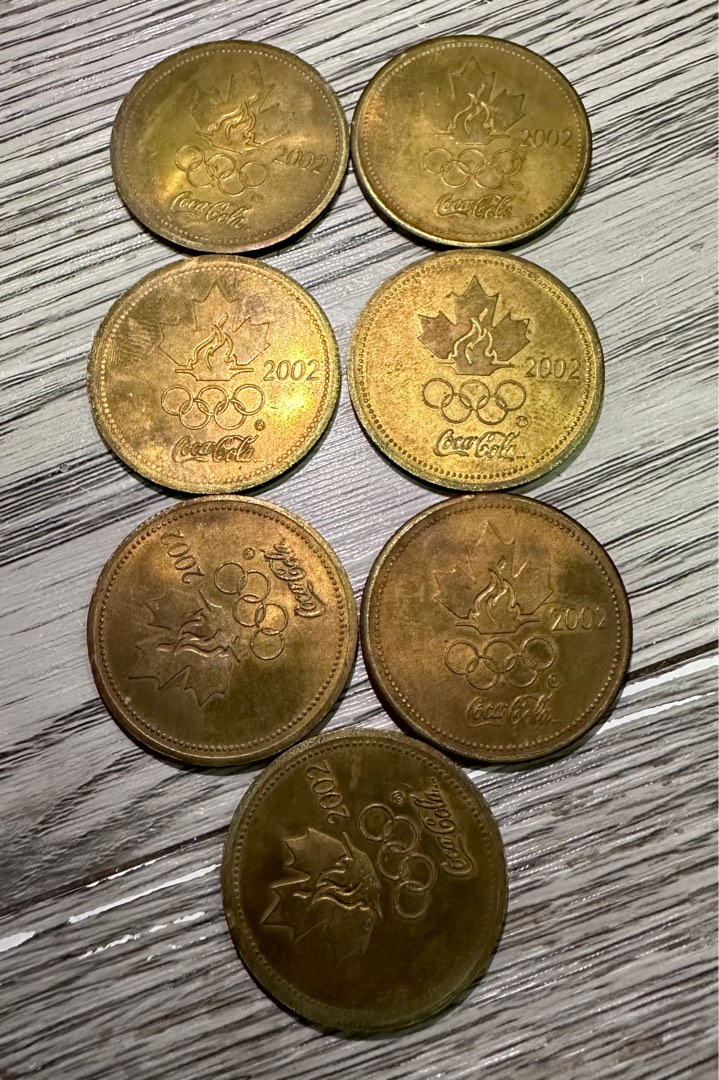 Onhand Coca cola Highly Collectible Olympic Team Coin / Coins SOLD AS ...