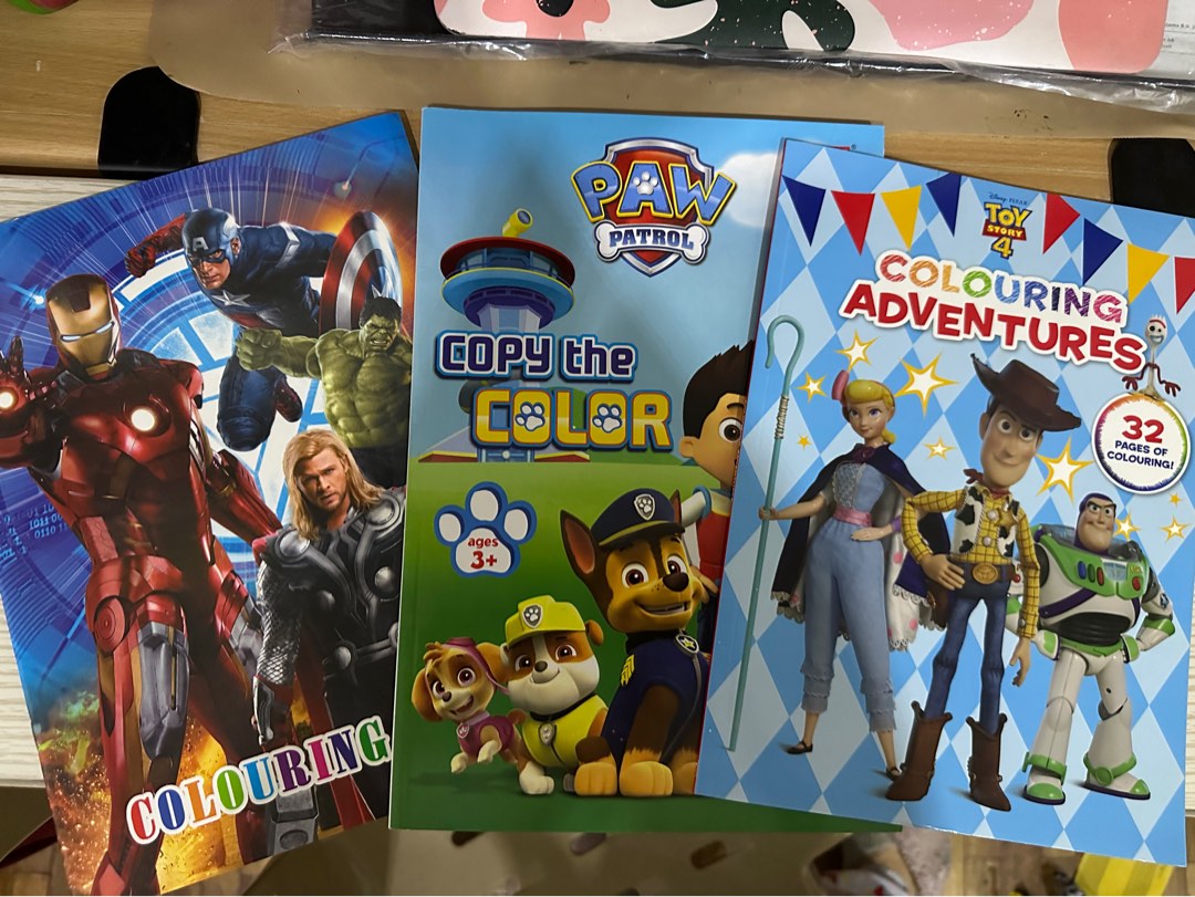 Coloring Book Set, Hobbies & Toys, Stationary & Craft, Other Stationery ...