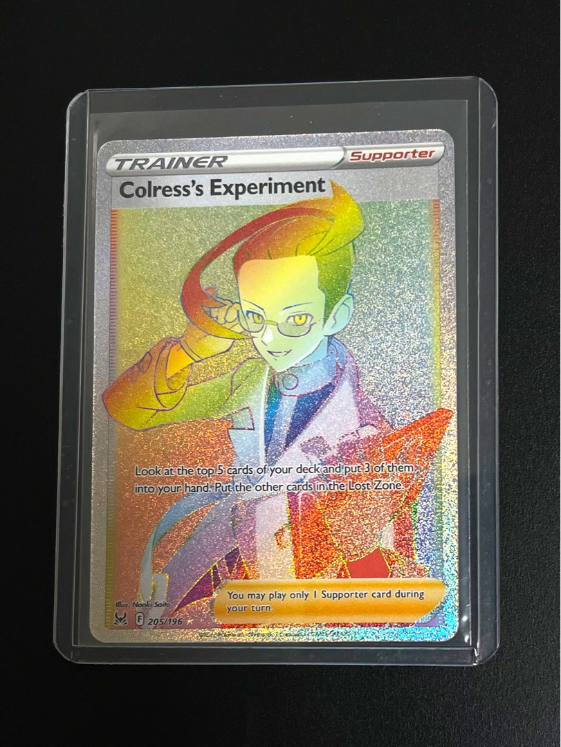 COLRESS EXPERIMENT RAINBOW TRAINER POKEMON TCG LOST ORIGIN, Hobbies ...