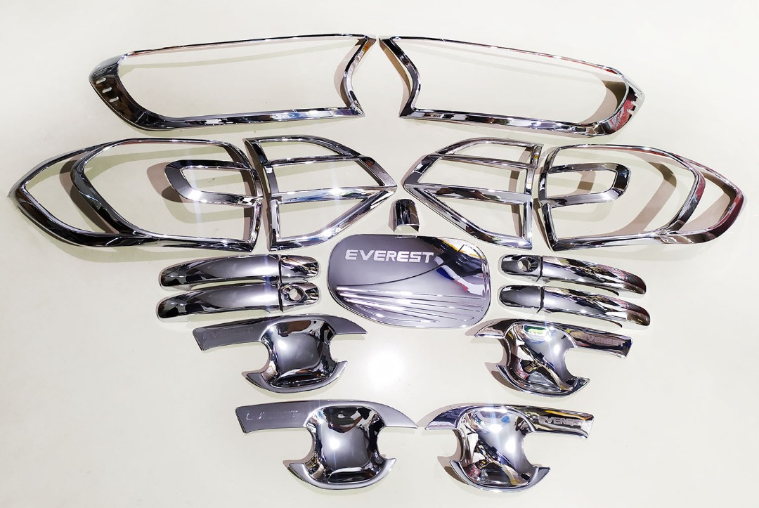 Combo Garnish Set Chrome for Ford Everest Low-End 2016 to 2018, Car ...