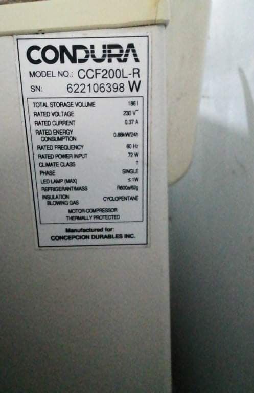 Condura chest freezer inverter, TV & Home Appliances, Kitchen ...