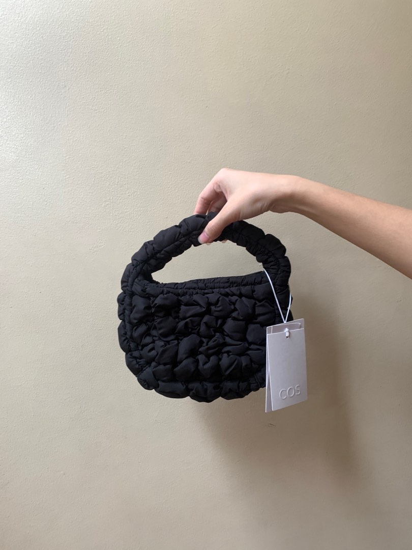 COS Micro Quilted Bag Black, Women's Fashion, Bags & Wallets, Shoulder ...