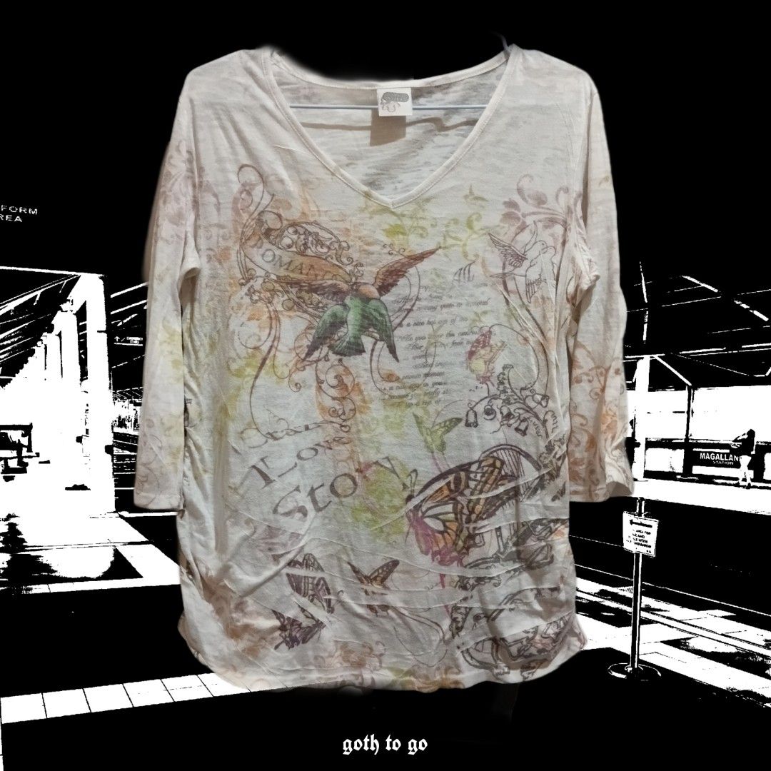 Cottagecore white [ preloved goth / grunge / y2k / alt / rock ...