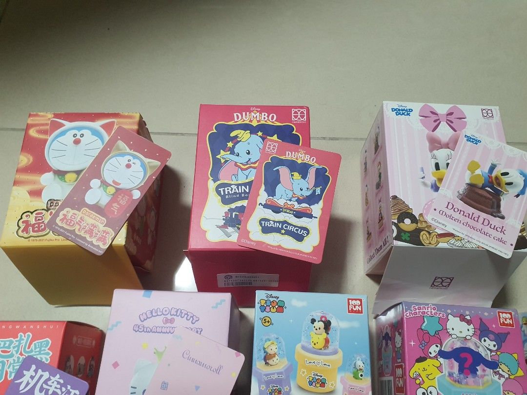 CPCM Blind Boxes - Doremon/ Dumbo/ Donald Duck/ Wuhuangwanshui/ Wu ...