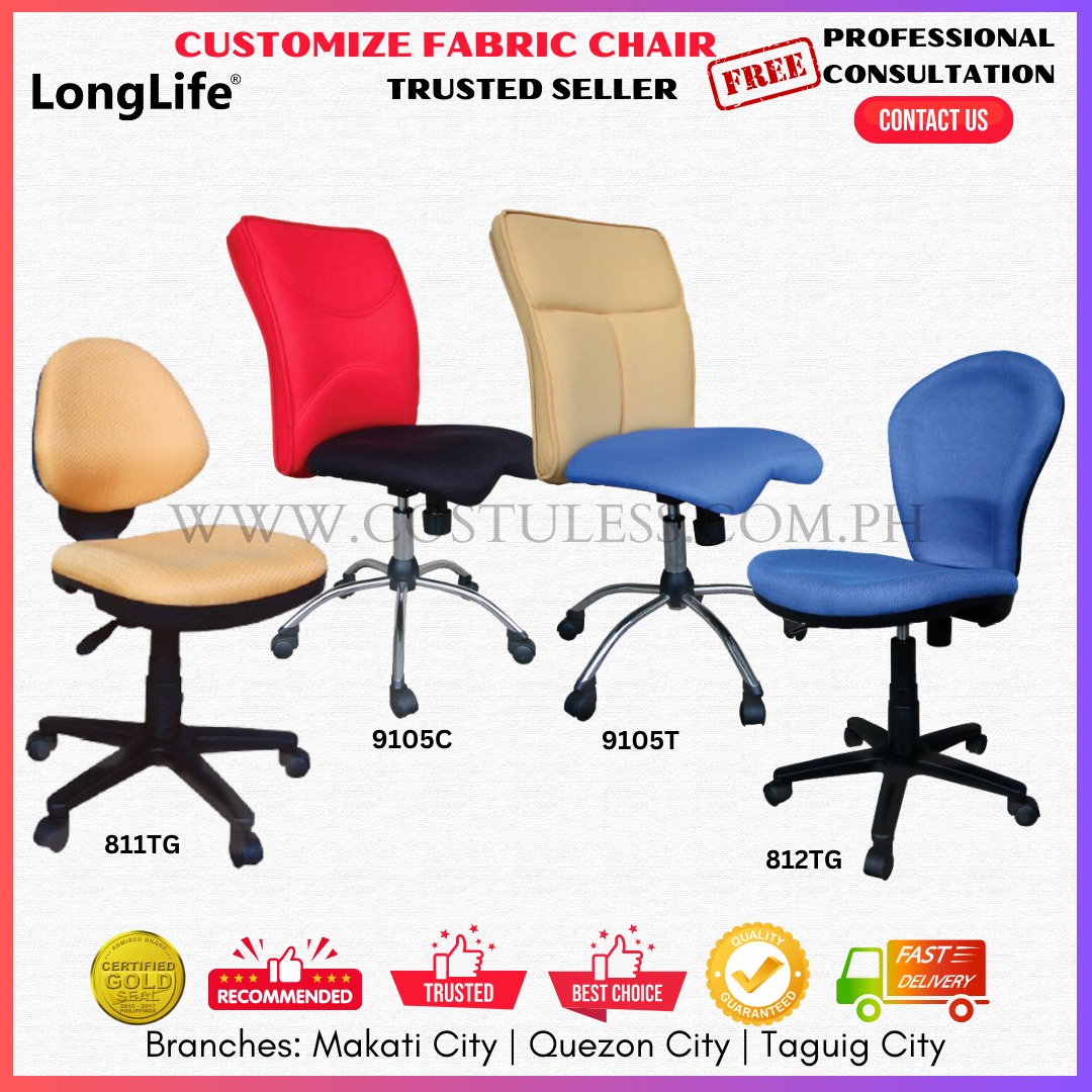 CUSTOMIZE OFFICE FABRIC CHAIR! Office Furniture, Midback Chair, Stool ...