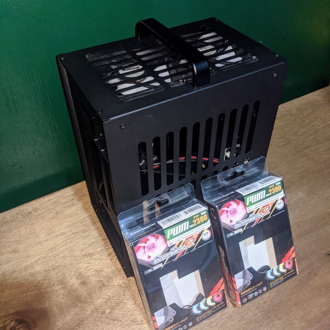 D21 Pro Mini ITX Case with Scythe Kazflex Fan on Carousell