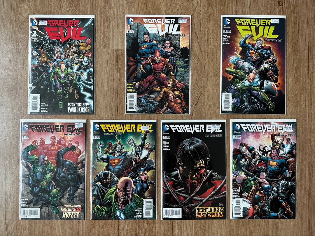DC Comics Forever Evil #1 - #7 (Complete), Hobbies & Toys, Books ...