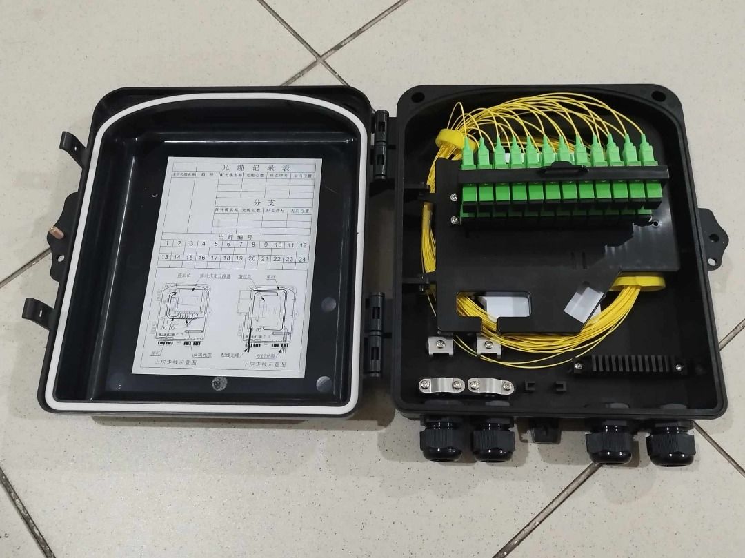 D-TECH OTB or Napbox with PLC APC/SC Casette Splitter Set, Computers ...