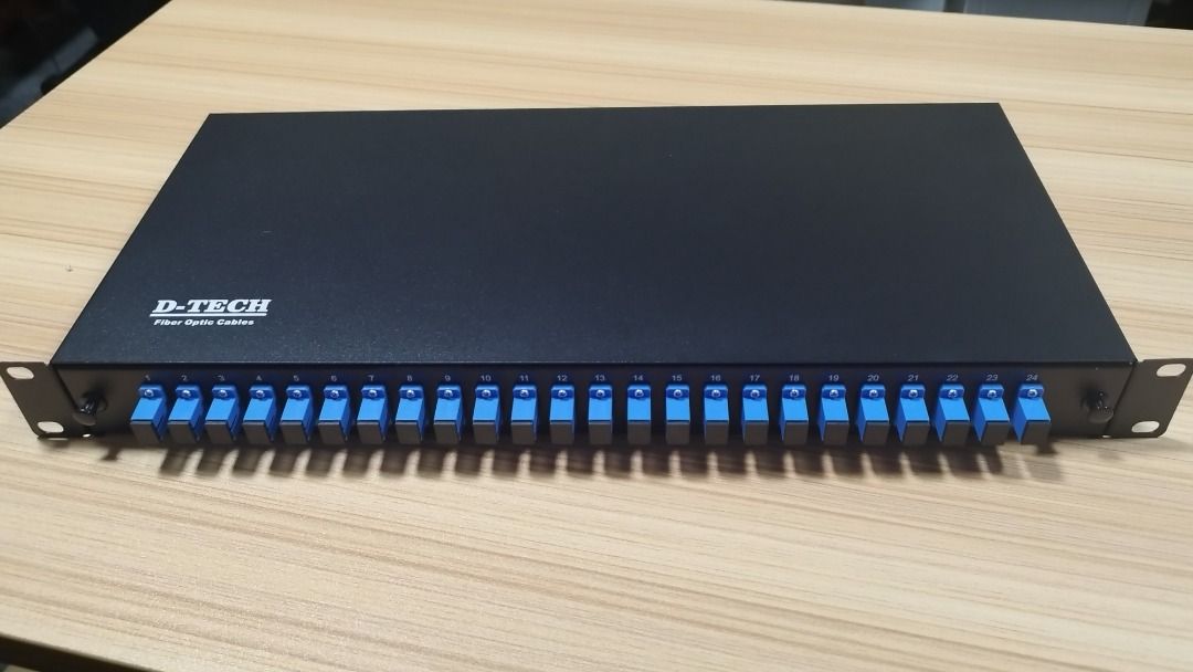 D-TECH SC ODF-24 Optical Distribution Frame 24 Core With 24pcs SC/UPC ...