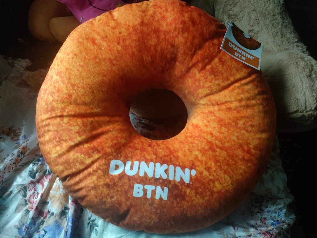 Dunkindonut Choco butternut limited edition pillow with tag on Carousell