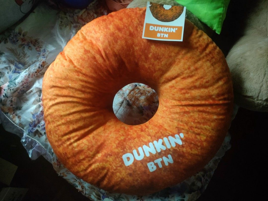 Dunkindonut Choco butternut limited edition pillow with tag on Carousell