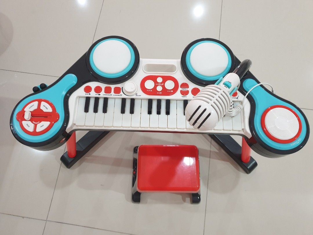 Elc keyboard/key-boom-board preloved, Toys & Collectibles, Mainan di ...