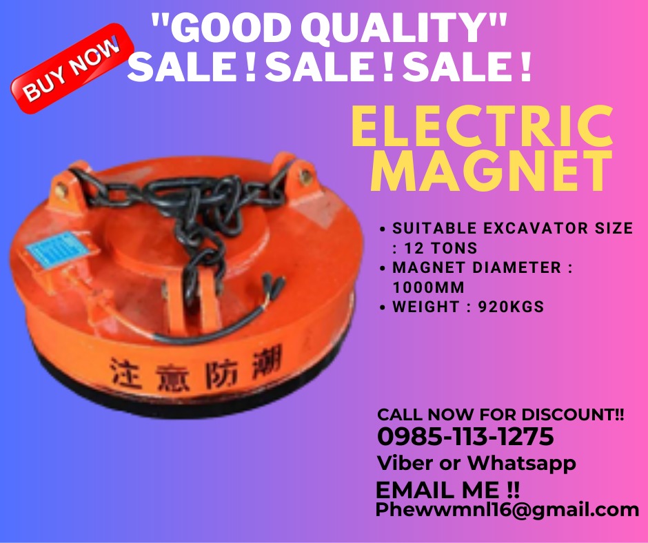 ELECTRIC MAGNET, Commercial & Industrial, Industrial Equipment on Carousell