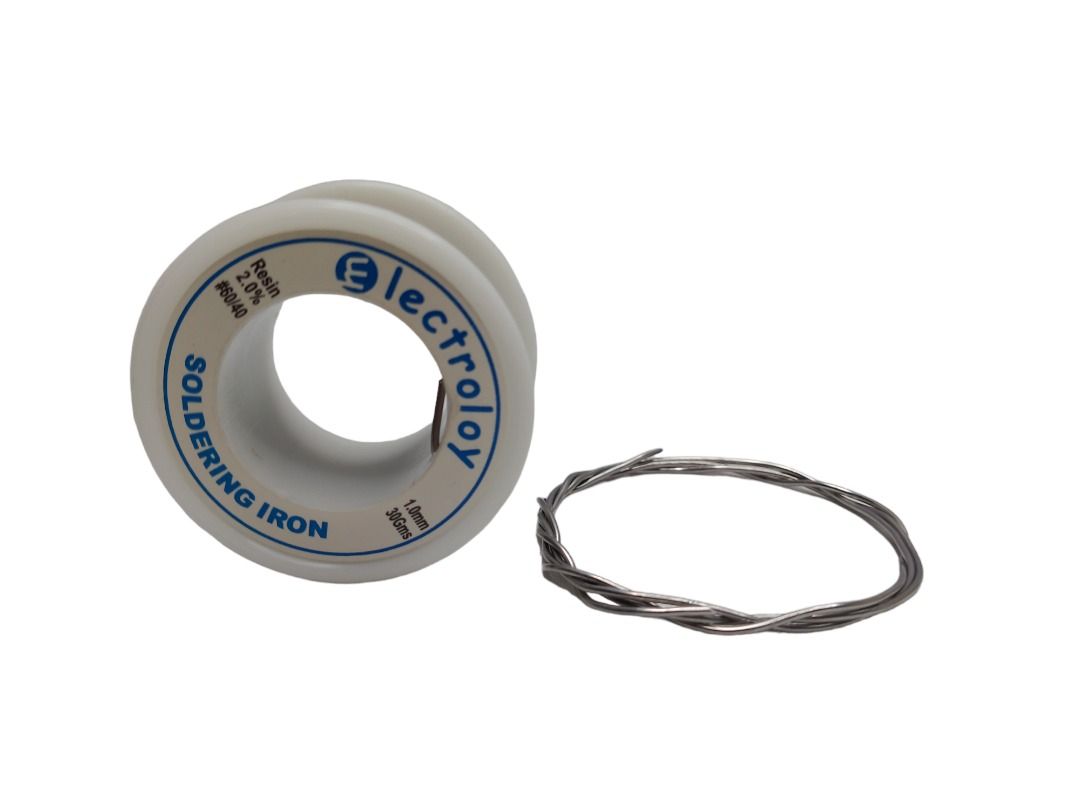 ELECTROLOY SOLDERING LEAD 1.0mm, RESIN 2.0%, GRADE 60/40, BEST FOR ...